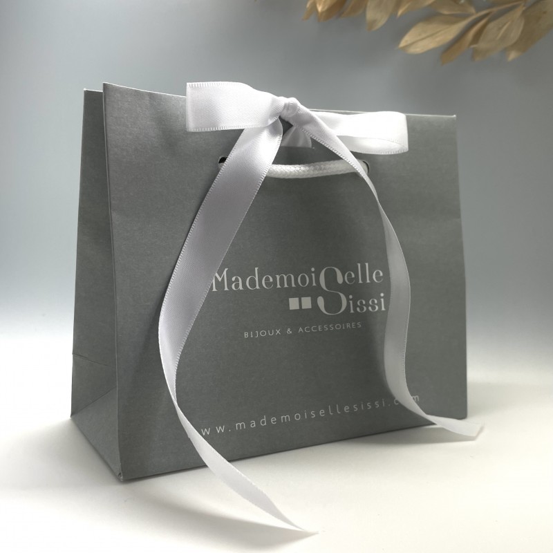 Boucles d'oreilles Créoles ORIGINES SLIM métal - Anneau & Barrette