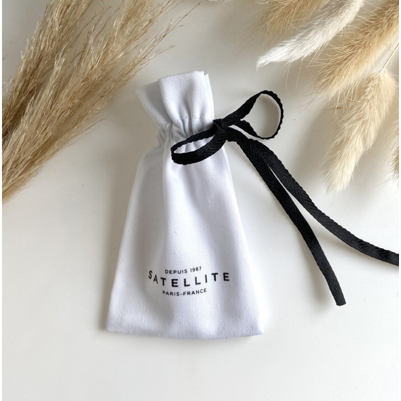 Bague large ajustable MIKONA dorée - Anneau & Oeil plume de faisan violet